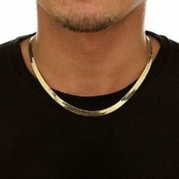 Accessories | 18k Gold Mens Chain Necklace 18 5mm Thick Big Style ...